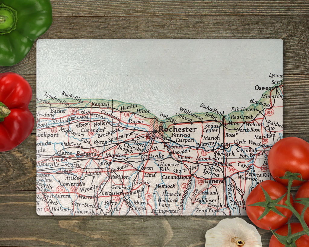 ROC MAP CUTTING BOARD – Shop-Peppermint